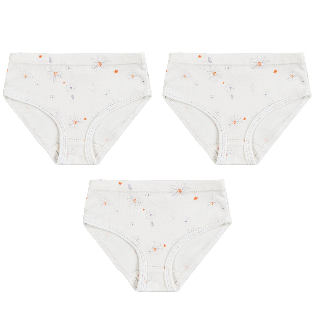 Girls Panty Shadow Floral 3 Pack Under The Nile